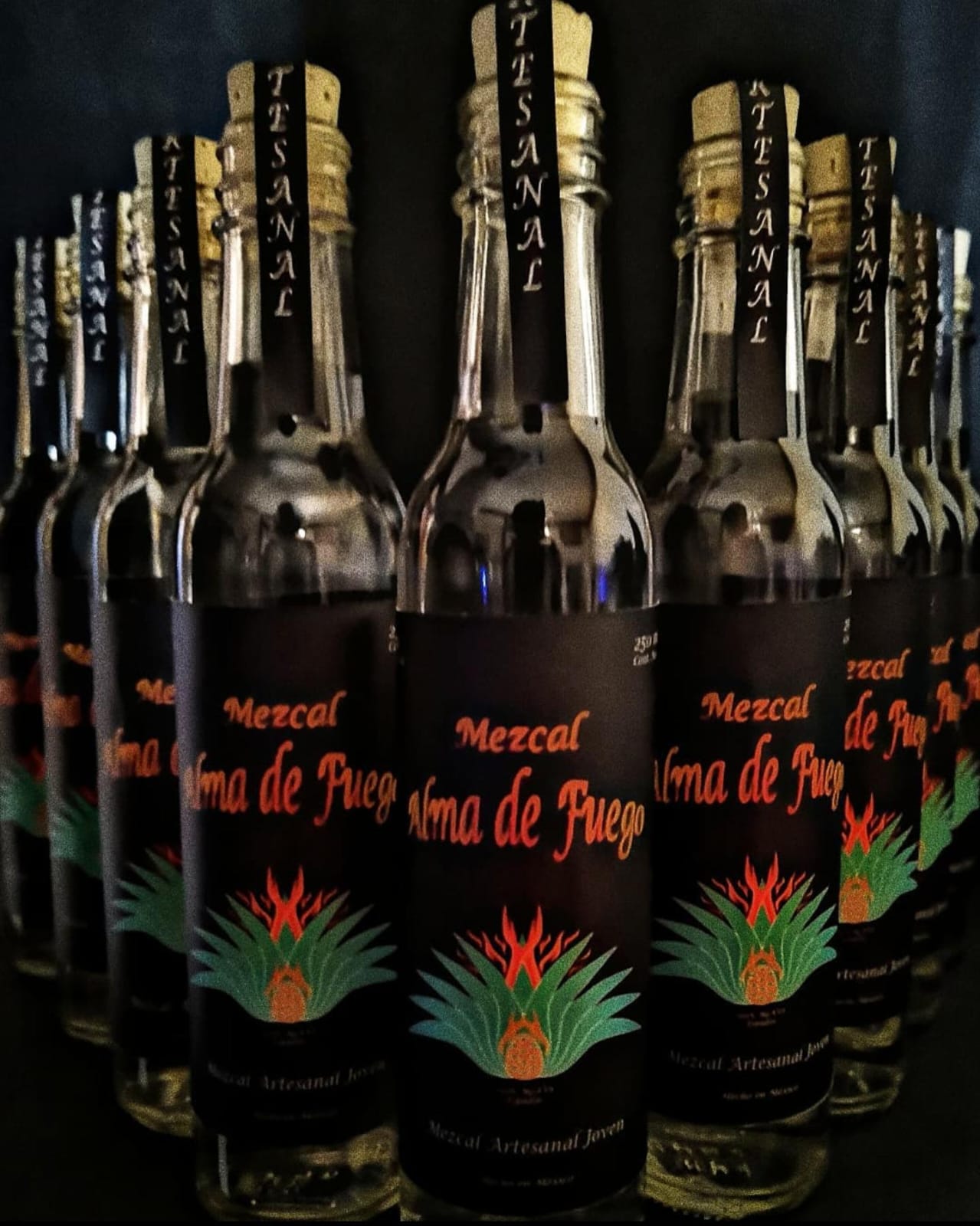 Mezcal Alma de Fuego.